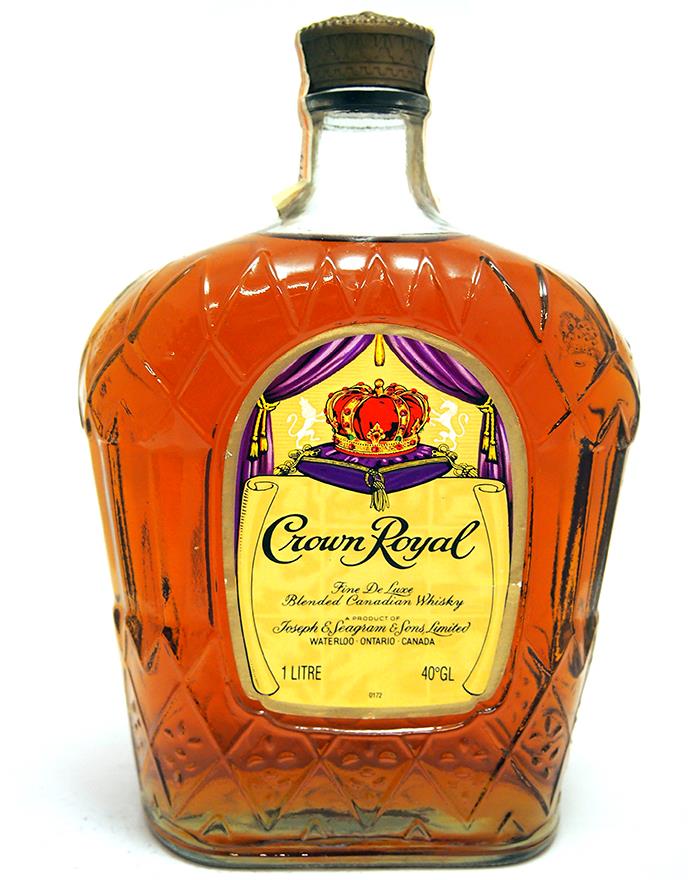 Crown Royal 1 Liter Blended Canadian Whisky Joseph & Seagram & Sons ...